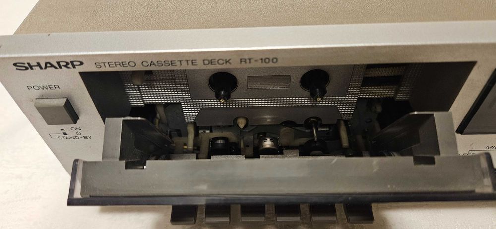 SHARP RT-100 Magnetofon Kasetowy Stereo Cassette Deck Wrocław Fabryczna ...