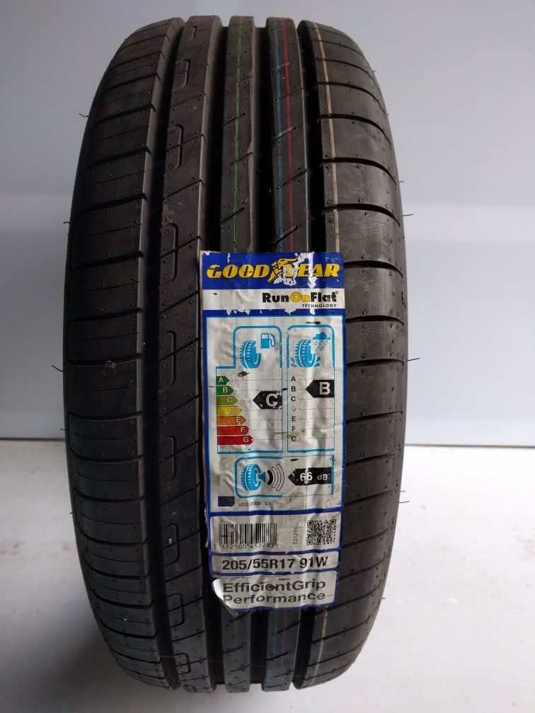 205/55R17 91W Goodyear EfficientGrip Performance RunFlat NOWA Nowa Sól ...