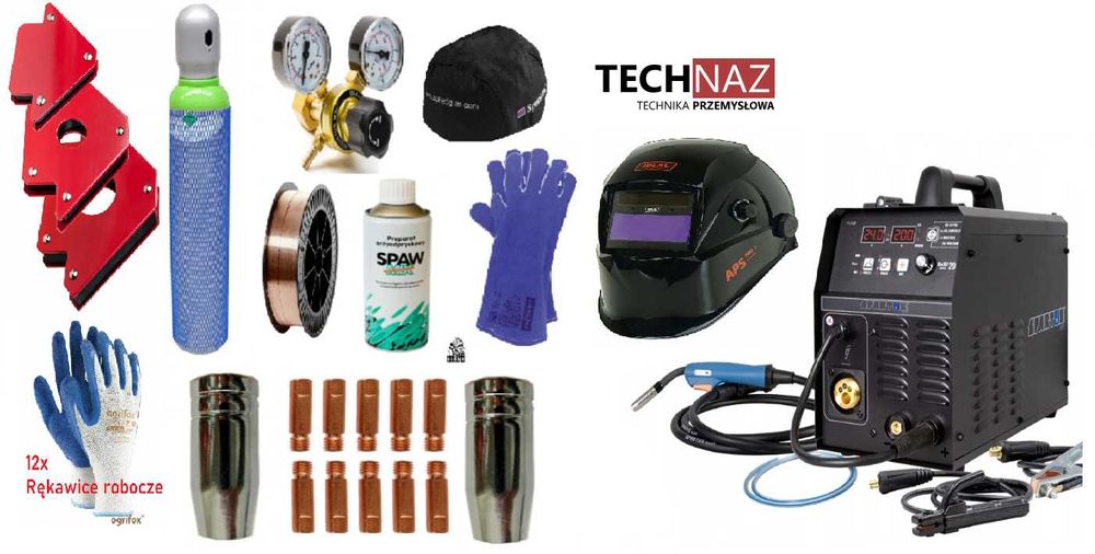 Spawarka Spartus Easy mig 200 MMA TIG MIG Synergia +zes butla reduktor Lublin • OLX.pl