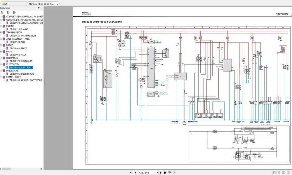 MANITOU Instrukcje Napraw Schematy Elektryczne MT MRT Paczka PDF 40GB Łódź Polesie • OLX.pl