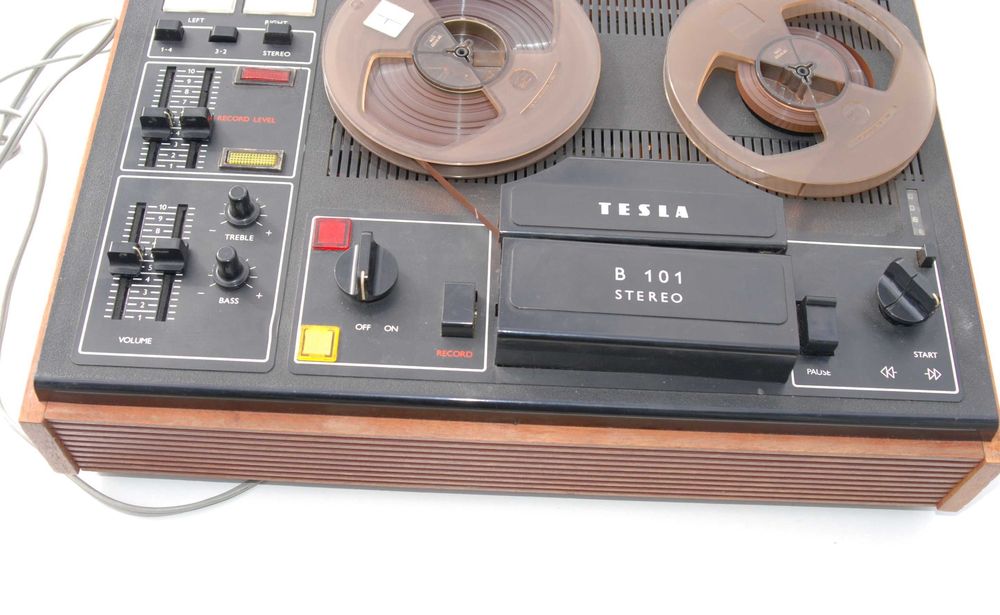 Magnetofon szpulkowy Tesla B101 Stereo unikat kolekcjonerski antyk ...