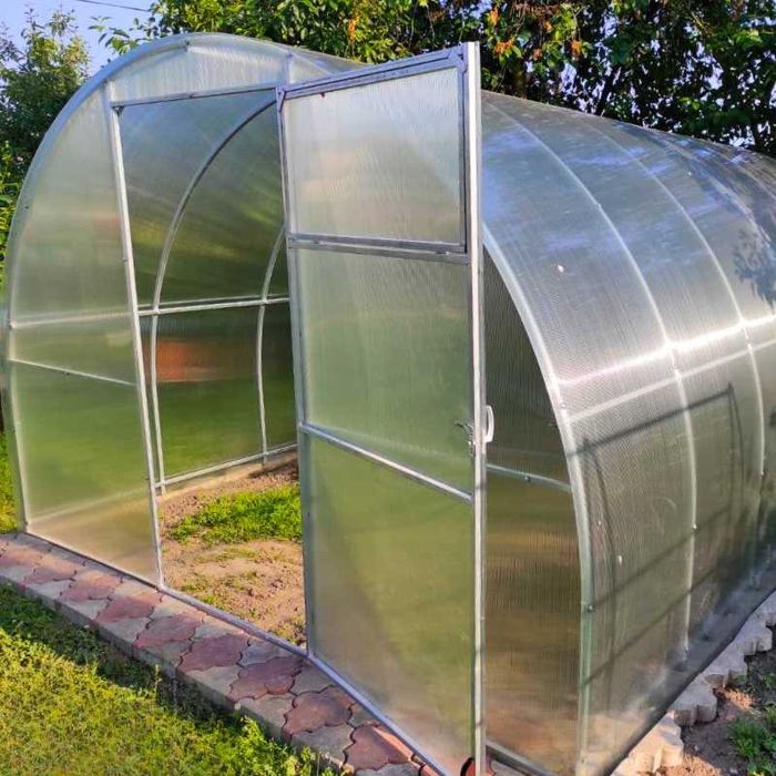 Szklarnia Tunel ogrodowy 3x4 3x6 3x8 profil 20x20mm poliwęglan 4 / 6mm ...