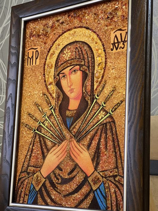 Картины из янтаря иконы ікони КАРТИНИ З БУРШТИНУ ПОРТРЕТИ 150 грн Живопис Луцьк на Olx