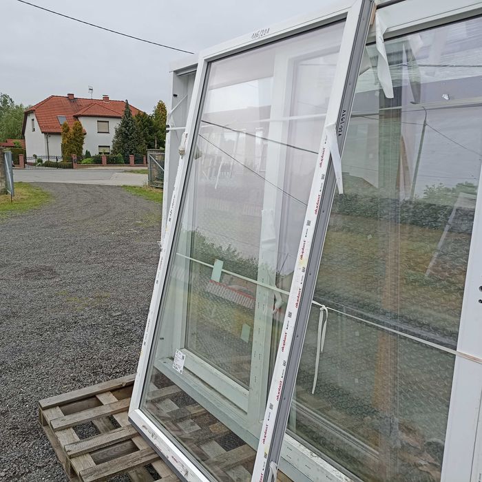 Okno fix stałe szklenie 116/221 białe Strzelce Opolskie • OLX.pl