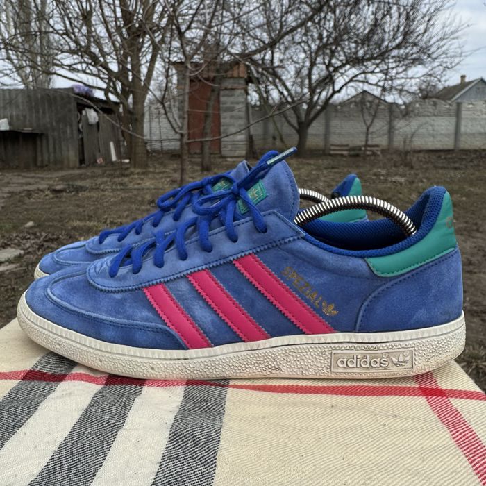 Кроссовки Adidas Spezial Blue/White, 45,5-46 размер, Оригинал: 600 грн ...