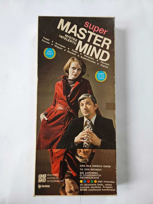 Gra Master Mind / wersja największa - prl 1972 rok Wrocław Krzyki • OLX.pl