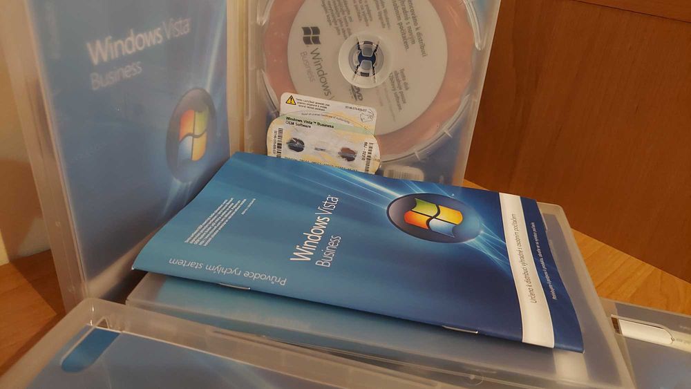 Microsoft Windows Vista Business z płytą DVD i kluczem Żory • OLX.pl