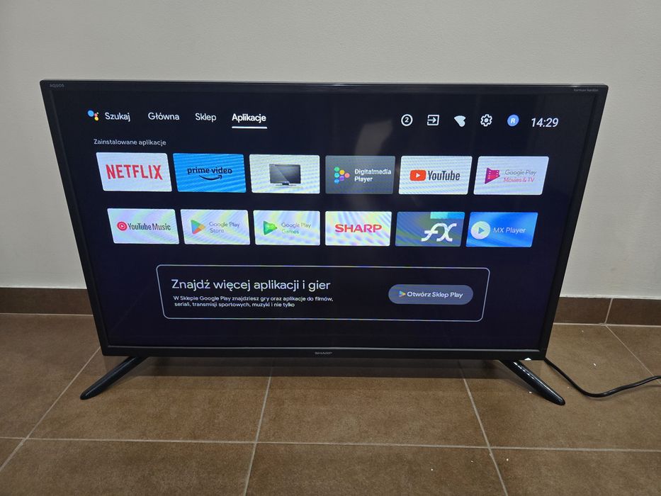 Telewizor Sharp 32 cale, Android ,smart Tv, wifi System T2 Chorzów • OLX.pl