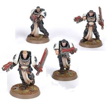 Warhammer 40000 40K Space Marine Primaris Black Templar Neophytes: 648 ...