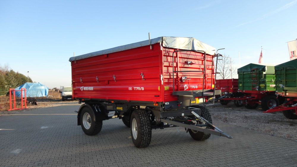 Przyczepa rolnicza 10T Metal-Fach T711/2 paletowa wywrotka T711/3 12T Kozenin • OLX.pl