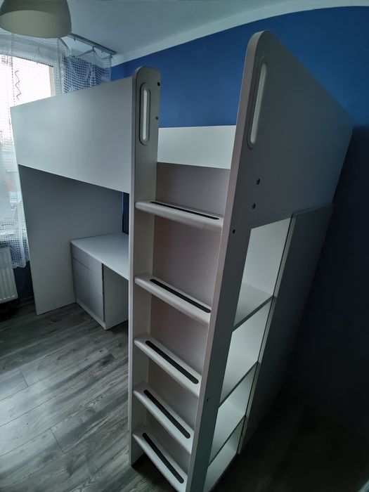 Ikea SMÅSTAD łóżko na antresoli z biurkiem i szafą Lipno • OLX.pl