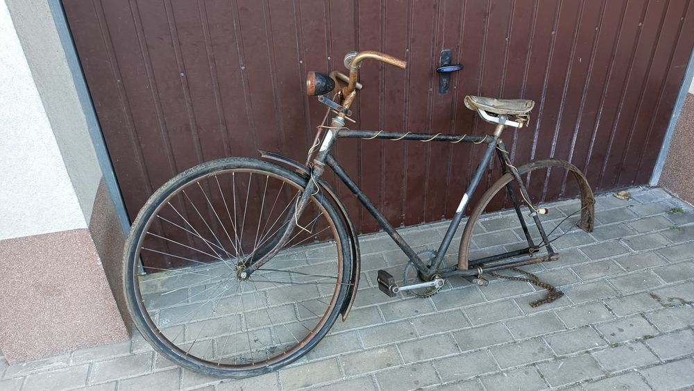 Stary Zabytkowy Rower PAFARO Polski Bałtyk ZZR antyk Jaguar Gliwice ...