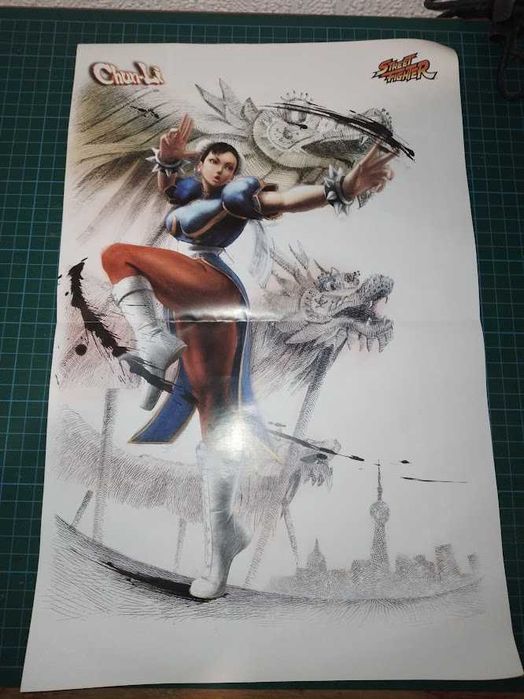 Figura Street Fighter Chun li + posters Pedroso E Seixezelo • OLX Portugal