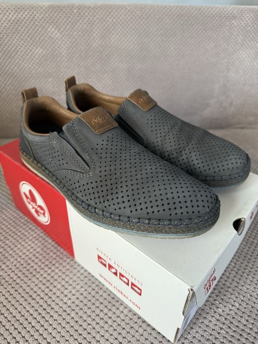 Мокасини шкіряні, Rieker, p.42: 860 грн. - Мокасини Кривий Ріг на Olx