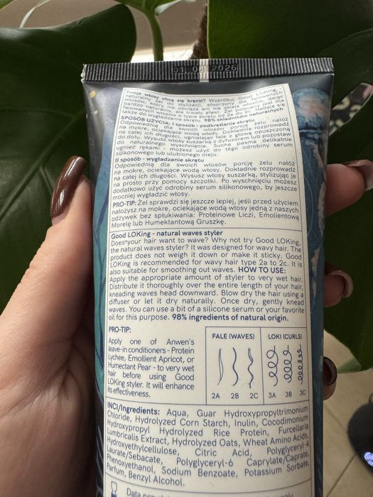 Anwen Good Loking Żel do Stylizacji Fal 200 ml Warszawa Targówek • OLX.pl