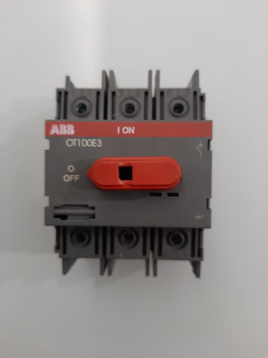 ABB Rozłącznik,wyłącznik główny, hebel,OT100E3,zabezpieczenie 100A ...