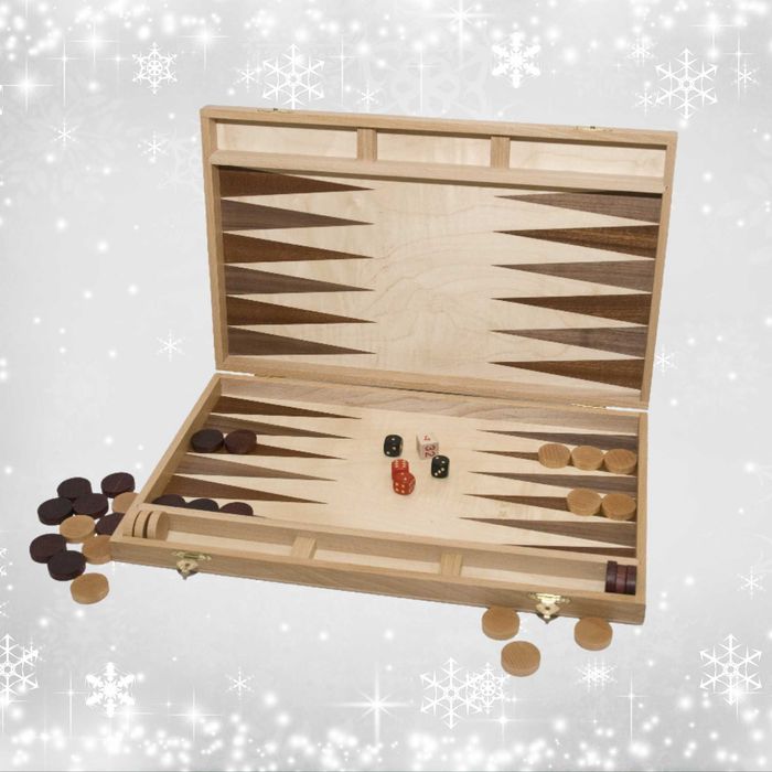 Gra planszowa backgammon nardy tryktrak 40 cm DREWNIANE gry planszowe ...