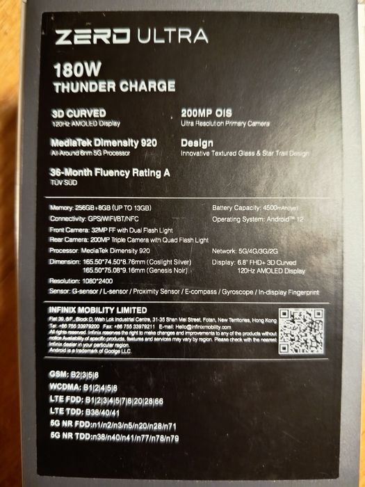 Używany Infinix x6820 Zero Ultra 8/256 Szubin • OLX.pl