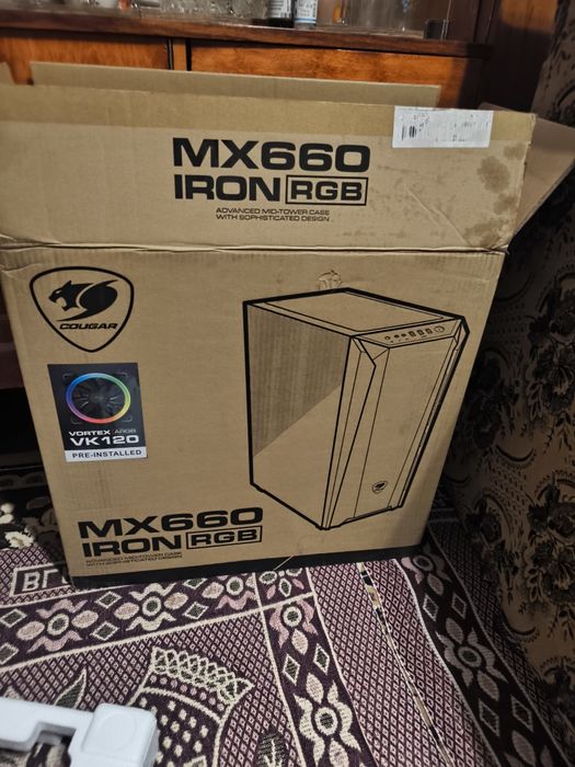 Корпус Cougar MX660 Iron RGB Dark Black: 2 500 грн. - Периферійні пристрої Знам'янка на Olx
