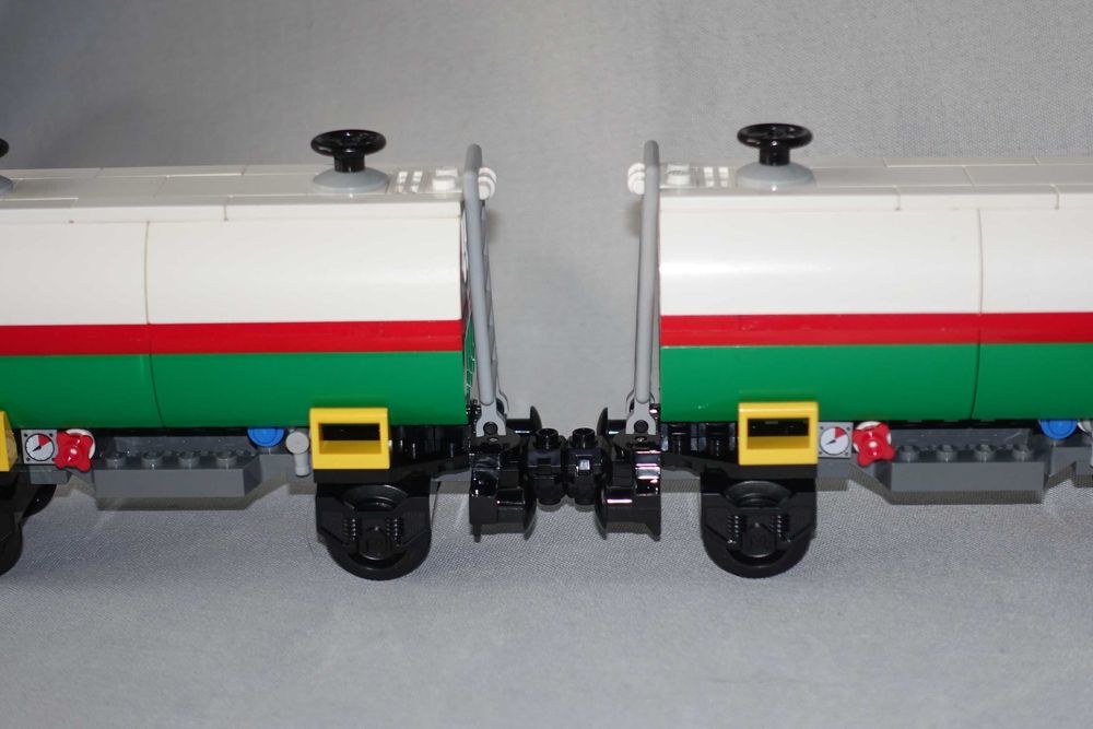 LEGO train, Gratis wysyłka, dwie cysterny, ciekawe wagony do pociągu ...