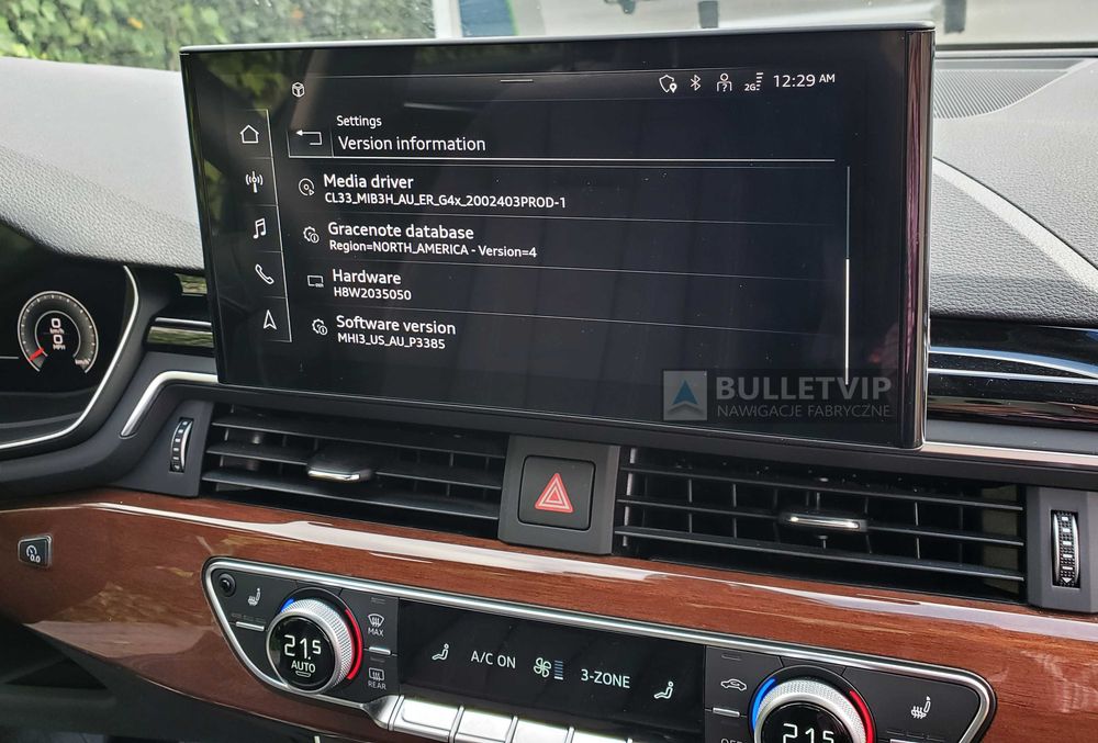 Audi MHI3 MIB3 Konwersja USA-EU POLSKIE MENU Modele A4 A5 e-tron Q7 Q8 ...
