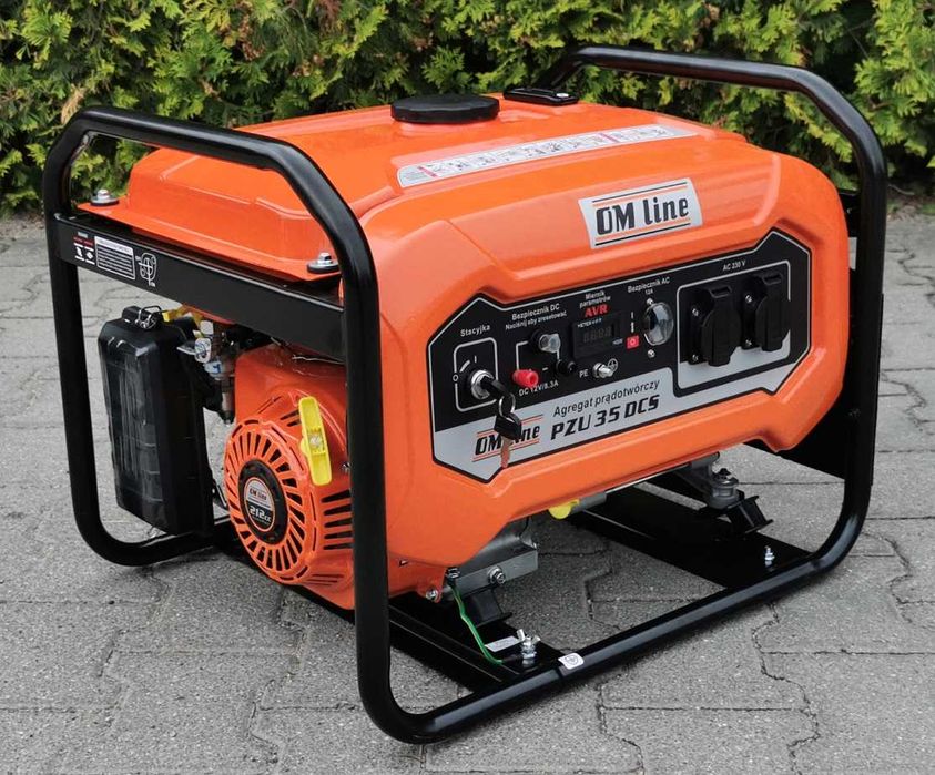 Agregat prądotwórczy 3,1 kW 1-fazowy OM Line PZU 35 DCS OD RĘKI !!! Poddębice • OLX.pl