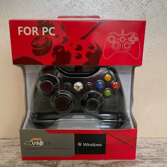 Джойстик U360 в стиле XBOX проводной USB для компьютера: 329 грн ...