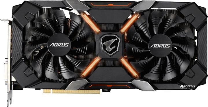 Видеокарта Gigabyte PCI-Ex Radeon RX 580 Aorus XTR 8GB GDDR5 (256bit ...