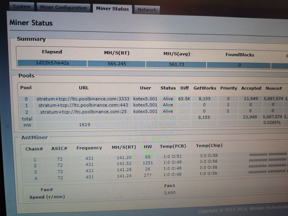 Asic l3+ miner scrypt 520 mh майнер bitmain: 3 300 грн. - Настільні ...