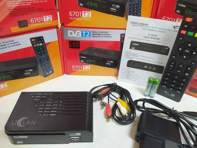 Приставка Т2 DVB-T2/C приемник ресивер Uclan 6701 HD SE LED YouTube IP: 405 грн. - Аксессуары ...