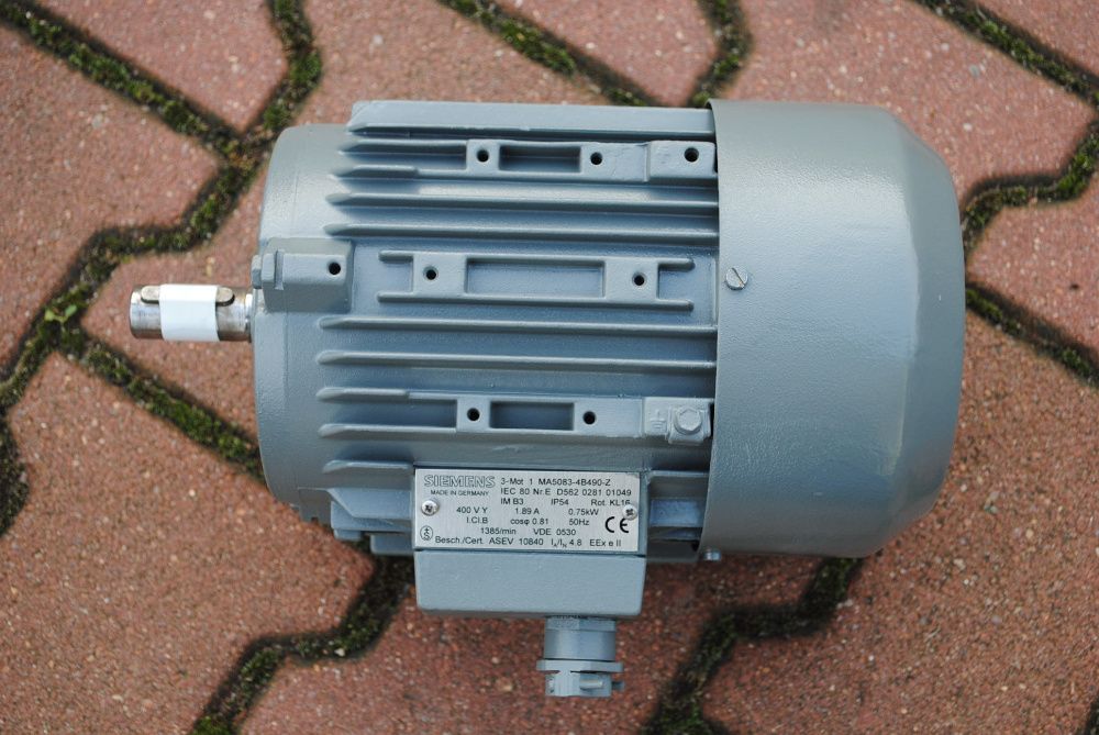 Silnik elektryczny 0.75kw. 1400obr./min.. SIEMENS! Kargowa • OLX.pl