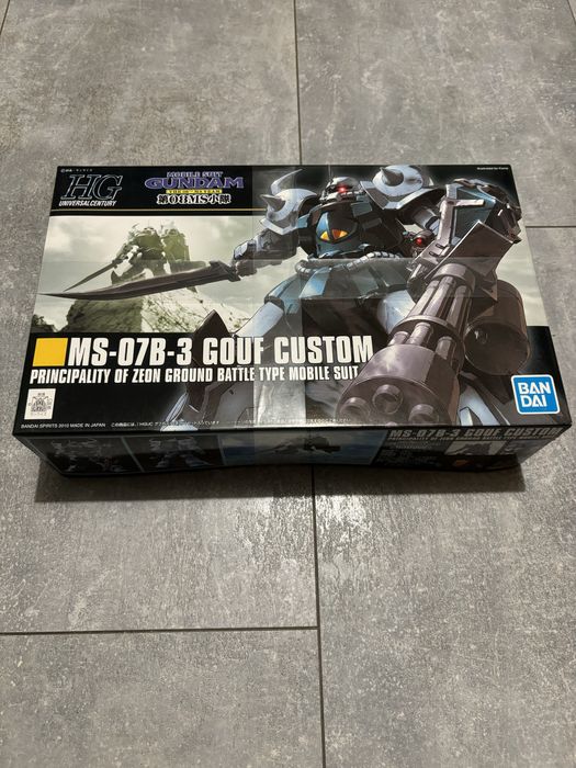 HG 1/144 Gouf Custom (Gundam, Gunpla, Bandai, Model) Katowice Zawodzie ...