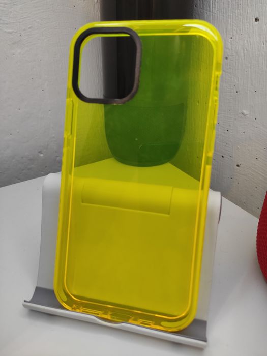 Чехол Neon Case на iPhone 13 Pro Max прозрачный цветной силиконовый ...