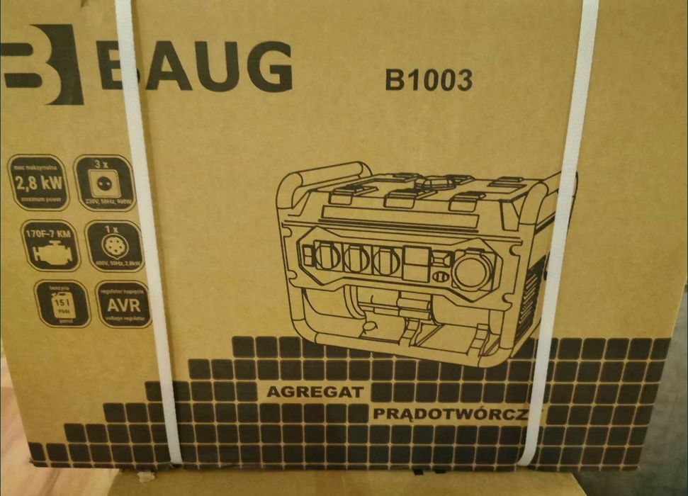 Генератор від Baug моделі B1003 з вихідною потужністю 2800W. Торг .: 23 ...
