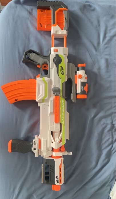 Nerf N-Strike Modulus ECS-10 Blaster Carcavelos E Parede • OLX Portugal