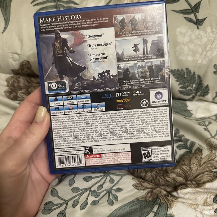Assassin’s Creed Unity Limited Edition PS4 | Оригінал із США: 400 грн ...