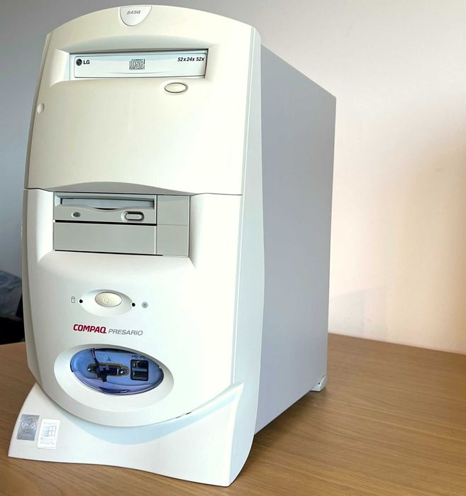 Computador PC Vintage Compaq Windows 98 DOS SoundBlaster AWE64 Matrox ...