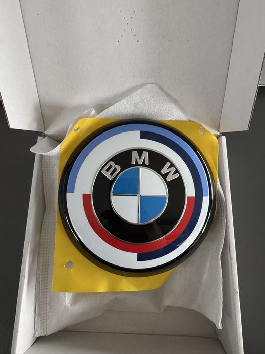 Емблема BMW 50 років М, 82мм, оригінал: 2 655 грн. - Наклейки, емблеми ...