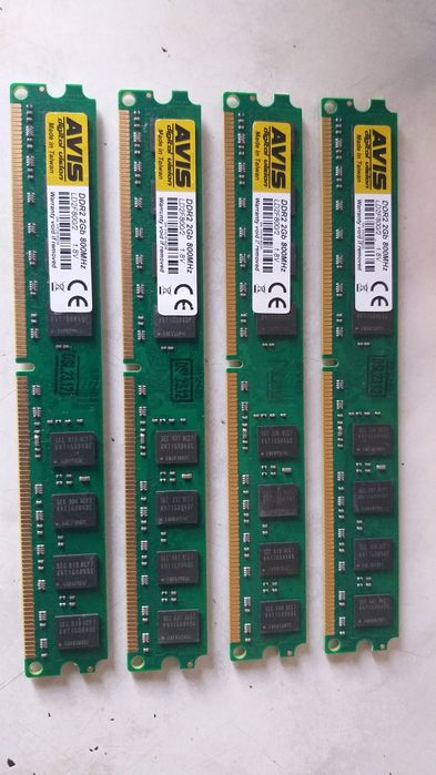 DDR2 4x2gb 800mhz 1.8v двухранговая cl6 AMD и Intel: 122 грн ...