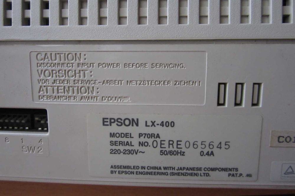 Принтер матричный Epson LX-400: 300 грн. - Принтери / БФП Одеса на Olx