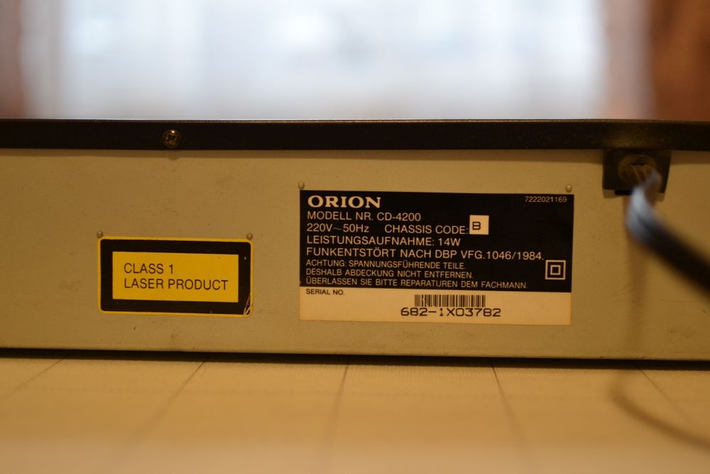 Програвач CD дисків ORION CD-4200: 1 300 грн. - Cd / md / вінілові ...