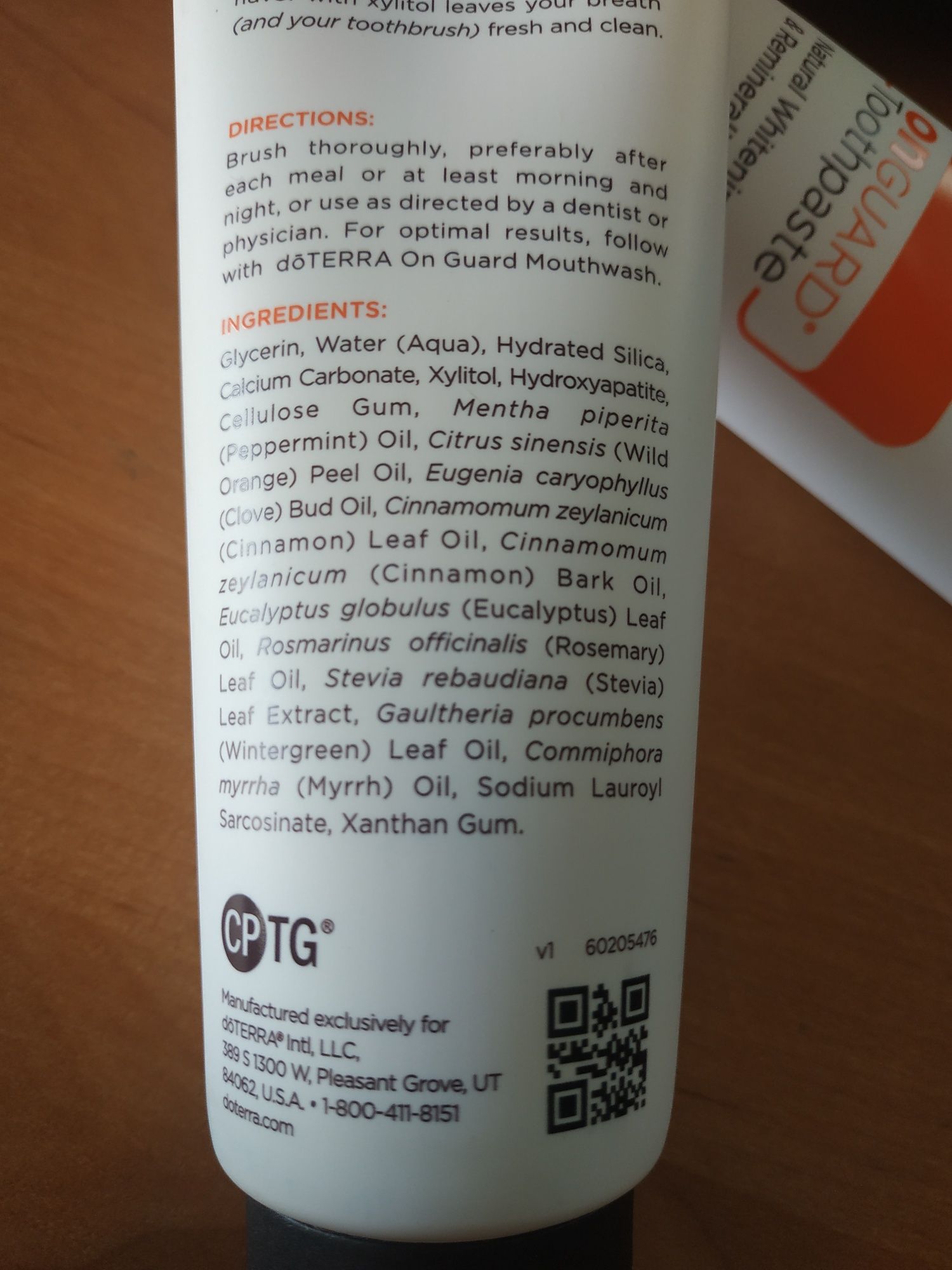 Зубная паста Он Гард On Guard Дотерра DoTERRA: 540 грн. - Зубні пасти ...