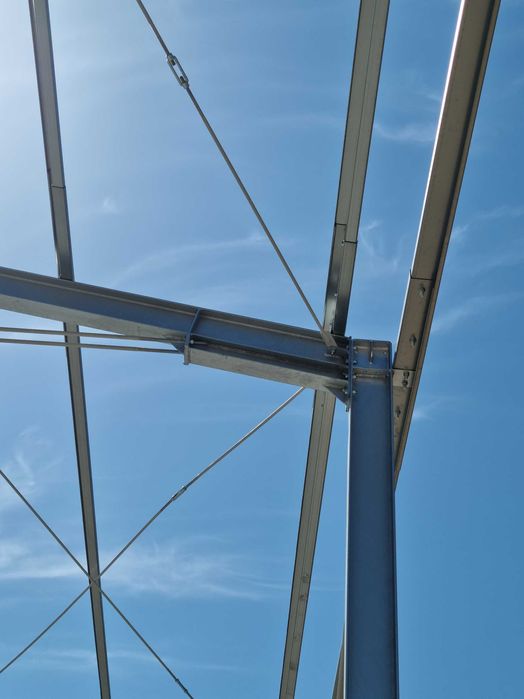 Konstrukcja stalowa ocynkowana magazyn 320 m2 (10m x 32m x 5m) NOWA ...