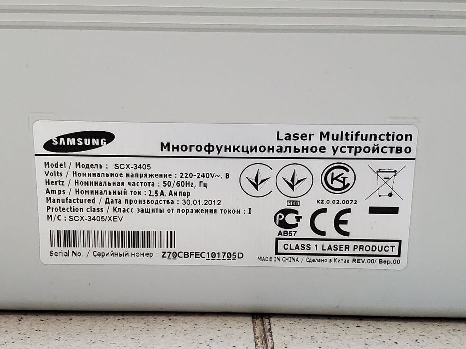 Продам лазерний МФУ Samsung SCX-3405: 3 900 грн. - Принтеры / МФУ ...