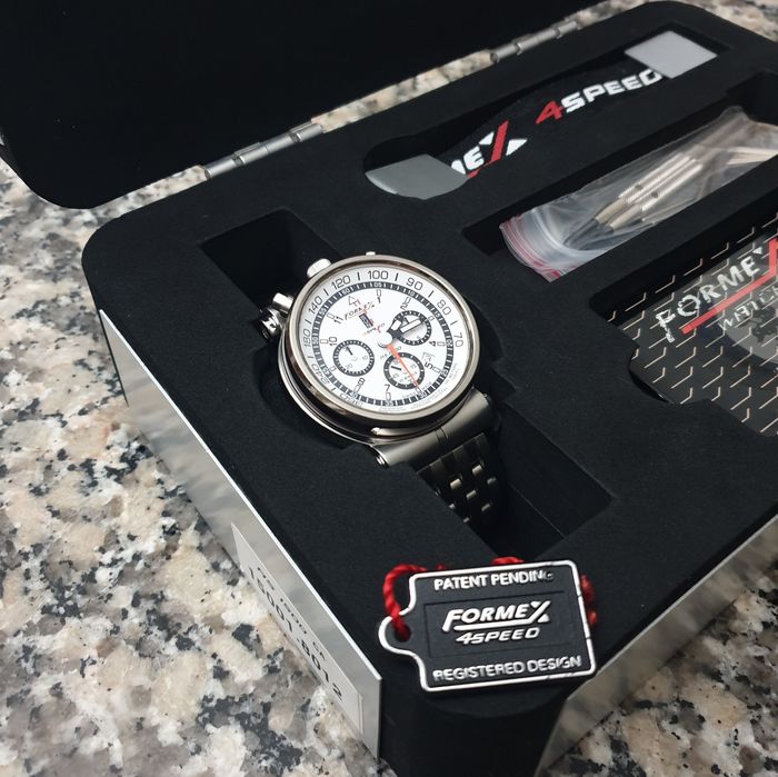 *EXCELENTE* Formex 4 Speed AS1500 Automatic Titanium (Swiss Made) 46mm ...