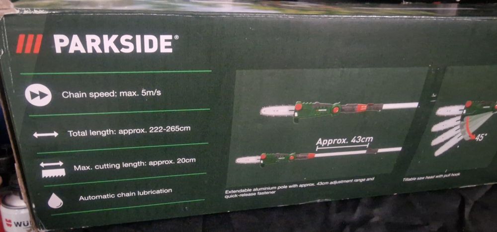 PARKSIDE Akumulatorowa Podkrzesywarka, sekator, piła PAHE 20-Li E5, 20 Imielin Centrum • OLX.pl