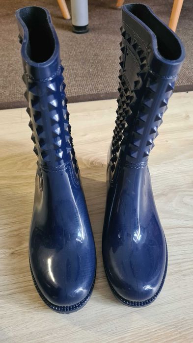 Galochas Azuis - Botas chuva - Como Novas Lisboa • OLX.pt