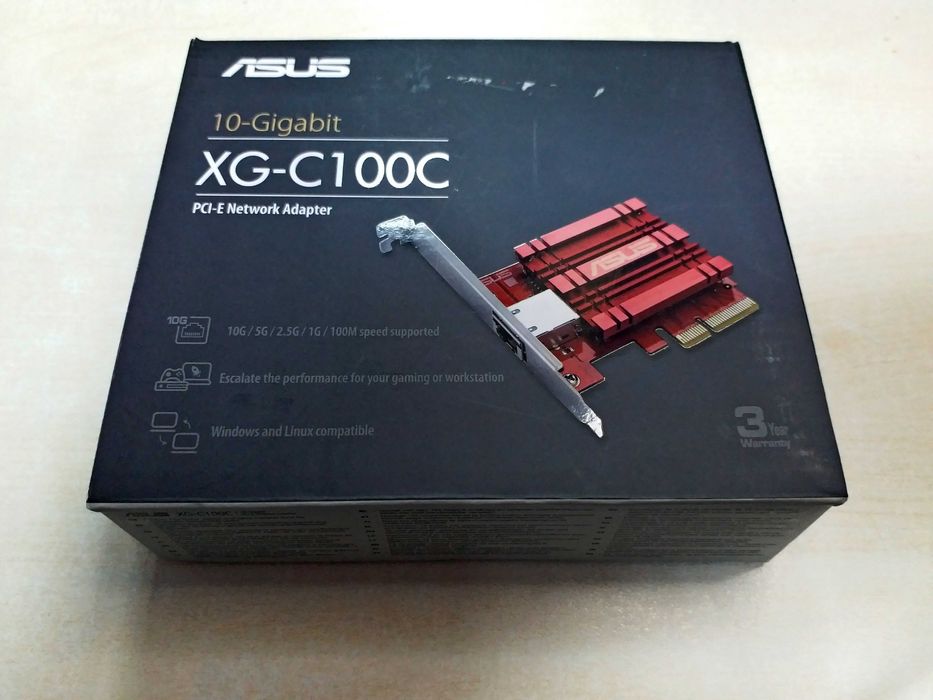 Мережевий адаптер Asus XG-C100C: 1 999 грн. - Комплектуючі та аксесуари ...