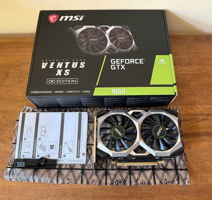 Видеокарта MSI GeForce GTX 1650 VENTUS XS OC 4096MB: 3 700 грн ...
