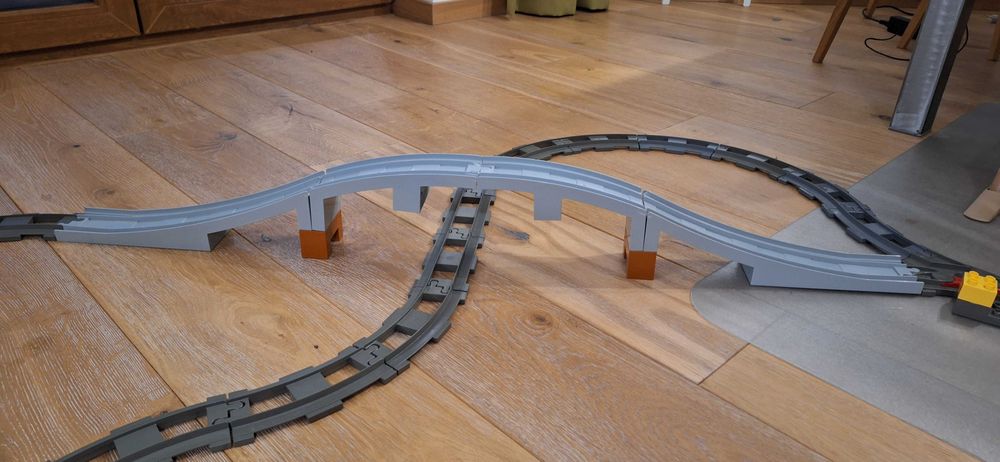 Ogromny Zestaw Kolejowy LEGO - tory, lokomotywy, wagony, rozjazdy itd ...